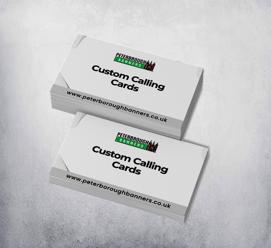 Custom Calling Cards Same Day & Next Day Printing Peterborough