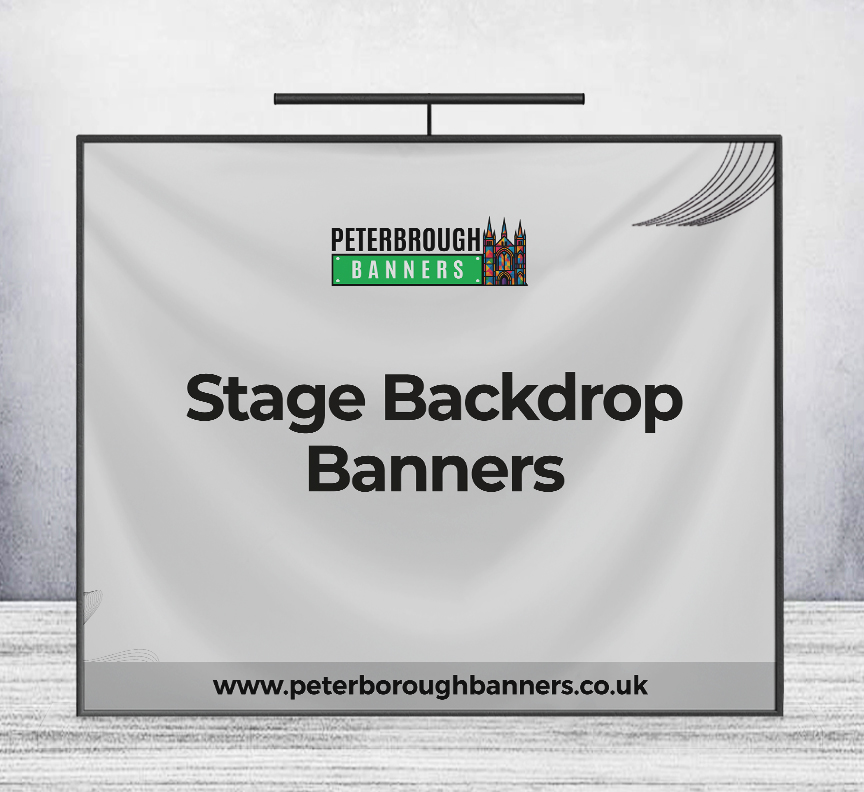 Stage Backdrop Banners Same Day & Next Day Printing Peterborough